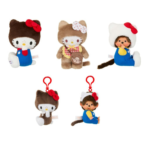Sanrio Hello Kitty x Monchhichi Plush Series Sekiguchi Collectible Dol – Simplytoyz