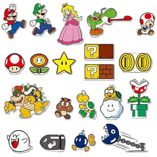 Nintendo Super Mario Chara Magnet Series Bandai 2-Inch Collectible ...