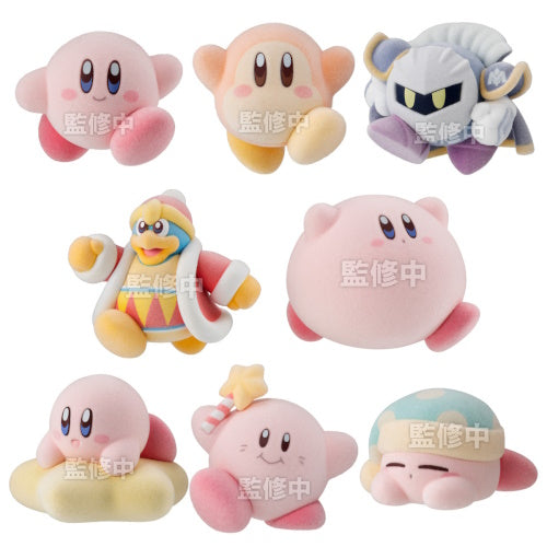 Kirby Of The Stars Pupupu Flocked Fuzzy Doll Bandai 2-Inch Mini-Figure ...