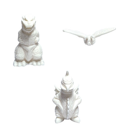 Godzilla Toho Monsters Keshigomu Rubber Eraser Bandai 1-Inch Mini ...