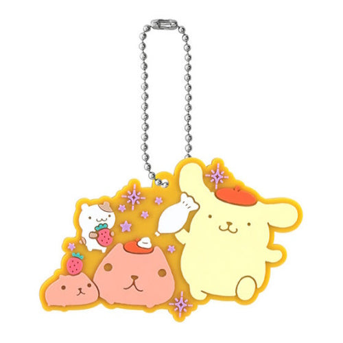 Sanrio x Capybara-San 20th Rubber Mascot Bandai 2-Inch Key Chain ...