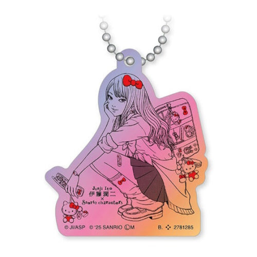 Junji Ito x Sanrio Characters Acrylic Charm Series Bandai 1.5-Inch Key ...