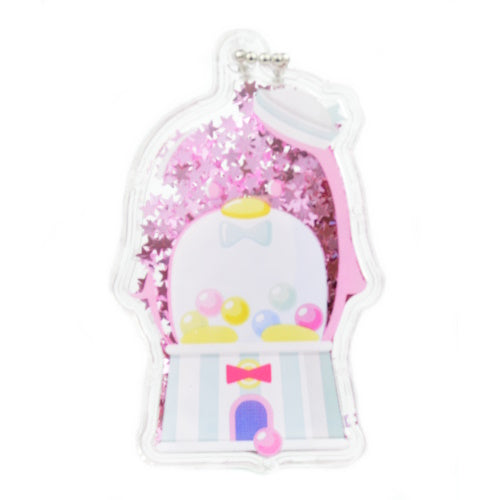 Sanrio Characters Tuxedo Sam Shaker Glitter Key Chain IP4 2-Inch ...
