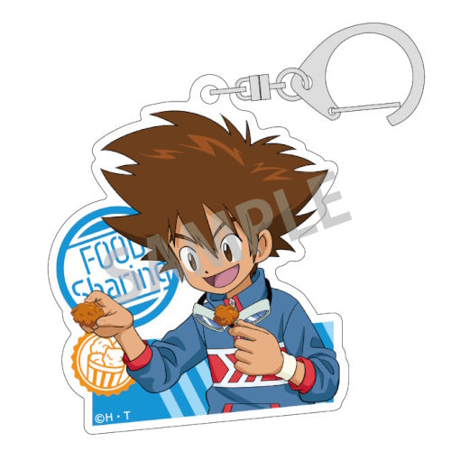 Digimon Adventure Food Sharing Acrylic Key Chain Vol. 01 Kamio Japan 2 ...