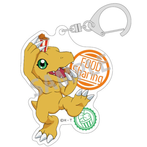 Digimon Adventure Food Sharing Acrylic Key Chain Vol. 01 Kamio Japan 2 ...