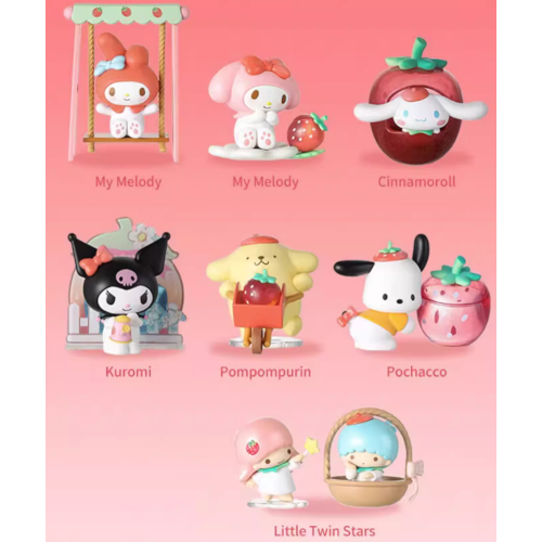 Sanrio Characters Strawberry Farm Series Miniso 3-Inch Mini-Figure ...