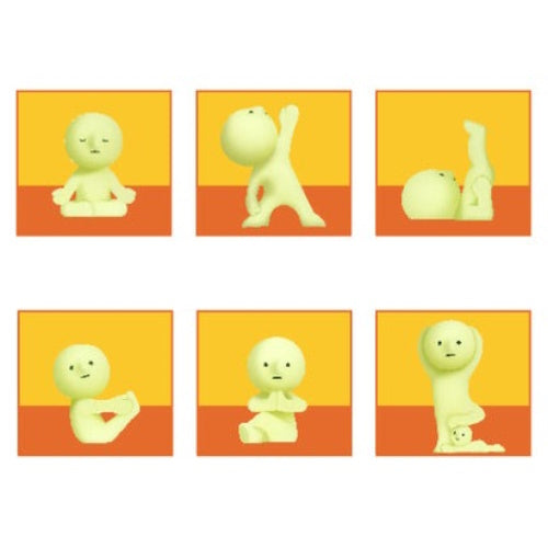 Smiski Glow In The Dark Figure Yoga Series Dreams 3-Inch Mini-Figure ...