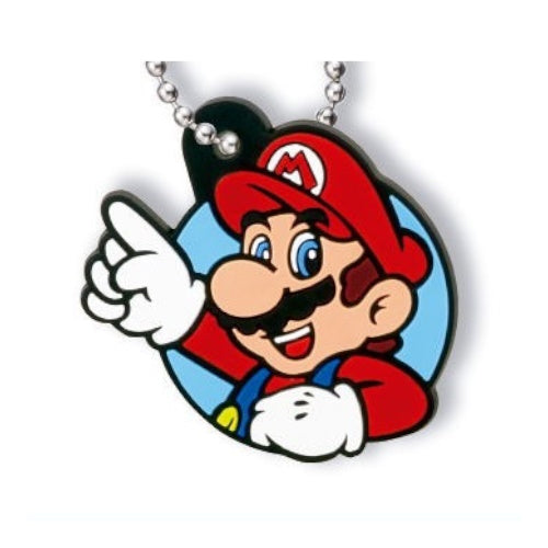 Nintendo Super Mario Rubber Mascot Series Takara Tomy 2-Inch Key Chain ...