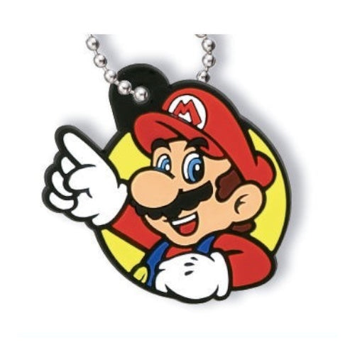 Nintendo Super Mario Rubber Mascot Series Takara Tomy 2-Inch Key Chain ...