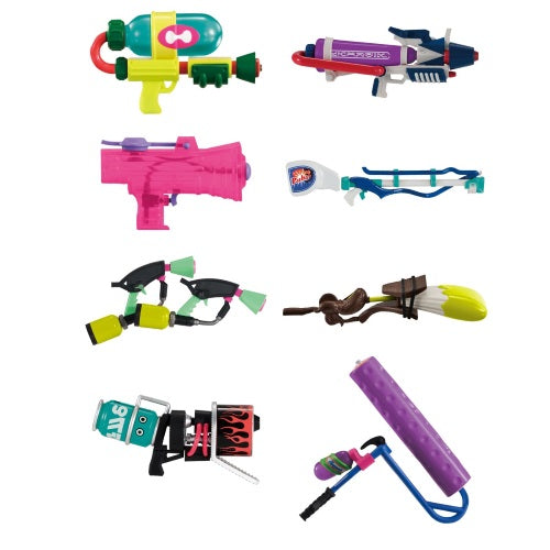Nintendo Splatoon Weapon Collection With Sticker Bandai 2.5-Inch ...
